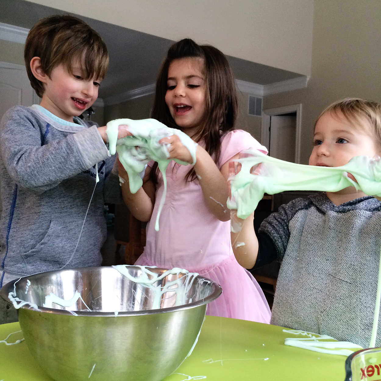 The Greenest Slimiest Play Date Ever